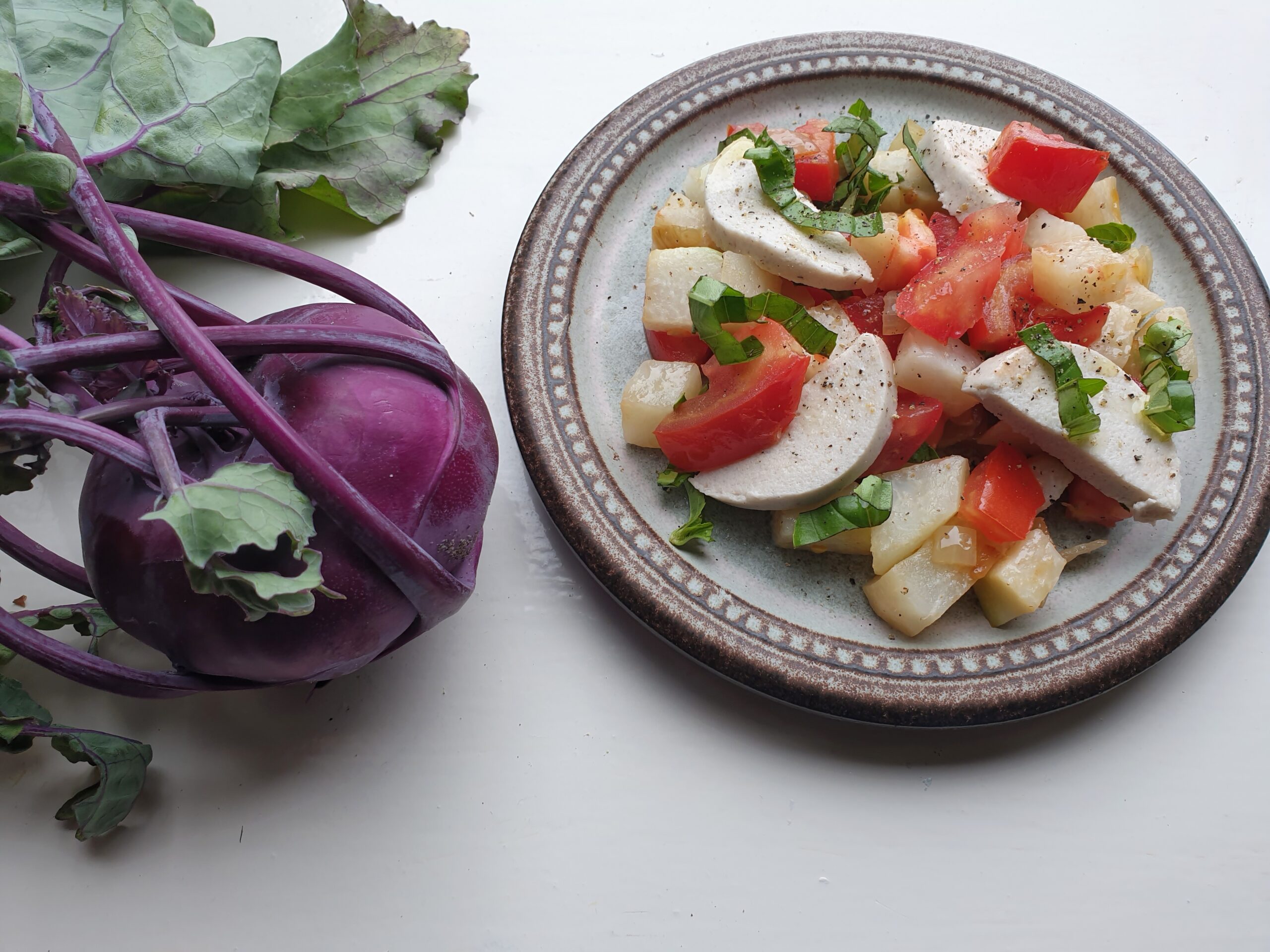 Koolrabi met tomaat - Kievitamines