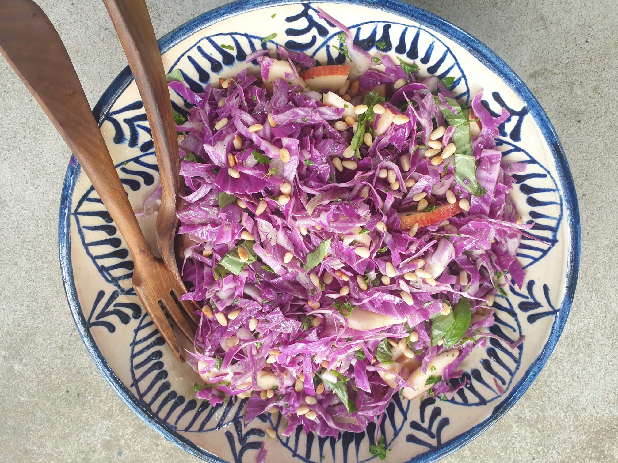 Rode spitskool salade - Kievitamines