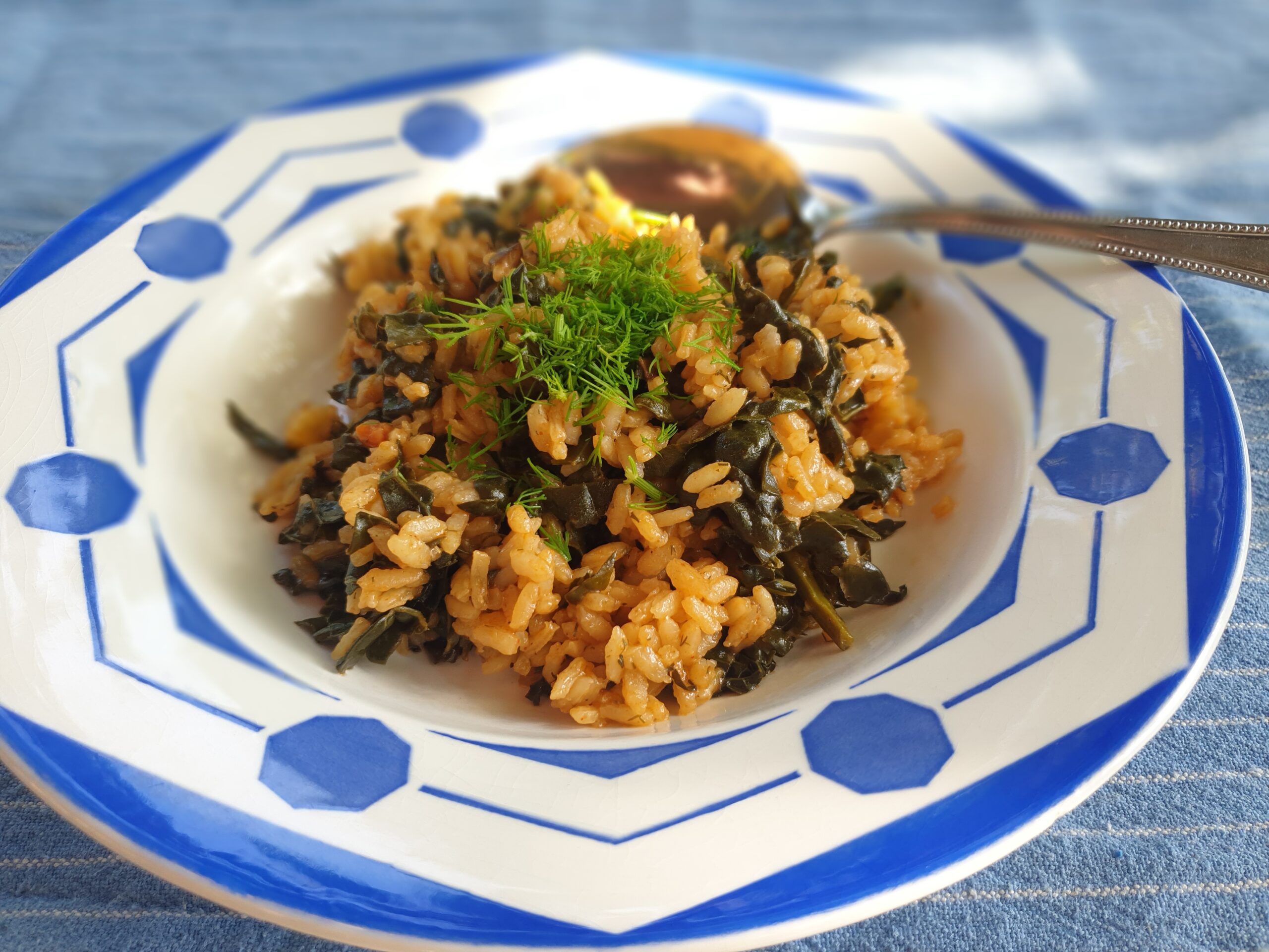 Láchanokorizo (palmkool met rijst) - Kievitamines