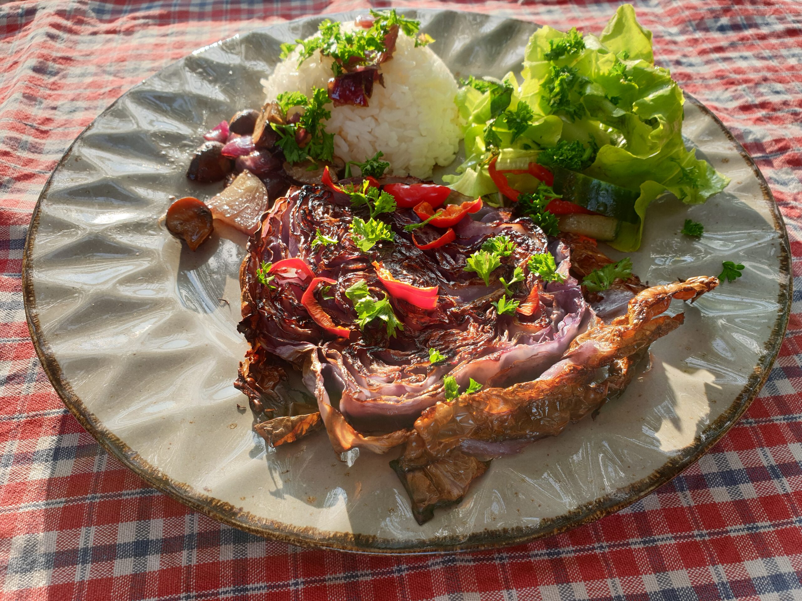 Rode spitskool met peper - Kievitamines